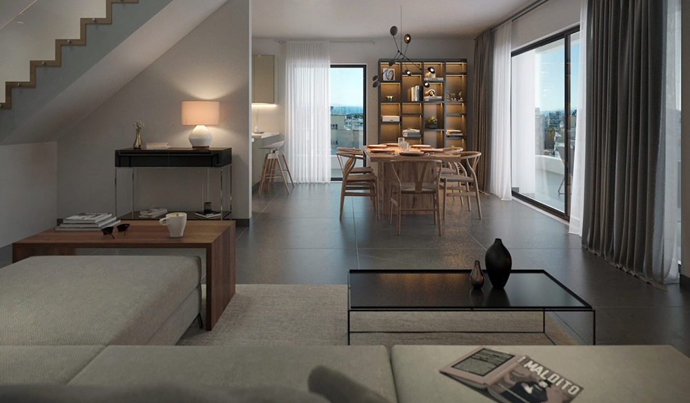 Luxe Duplex Penthouse in Alimos › Liv Homes Greece