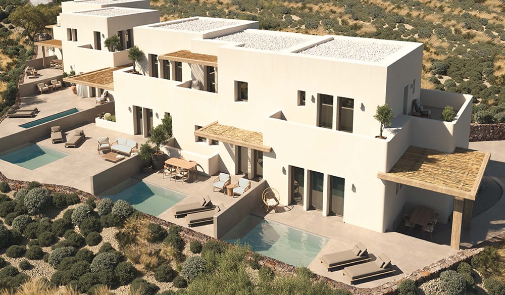 Residential Complex of Villas in Paros › Liv Homes Greece